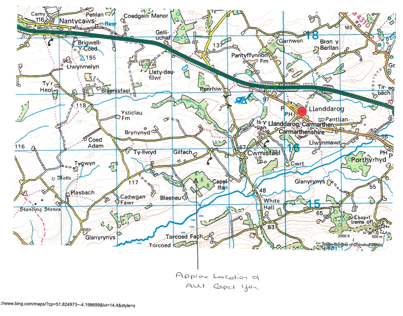 16.78 acres Woodland at Llanddarog – JJMorris